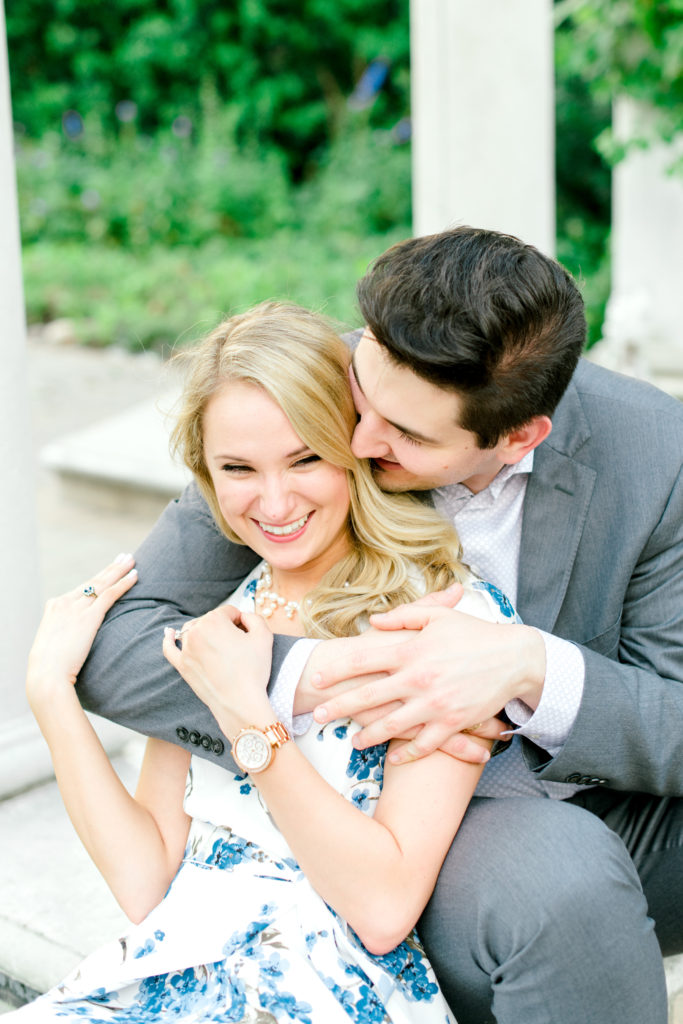 Flower Garden Engagement Session | Gabby + Michael • Kati Hewitt Photography | Houston Wedding ...